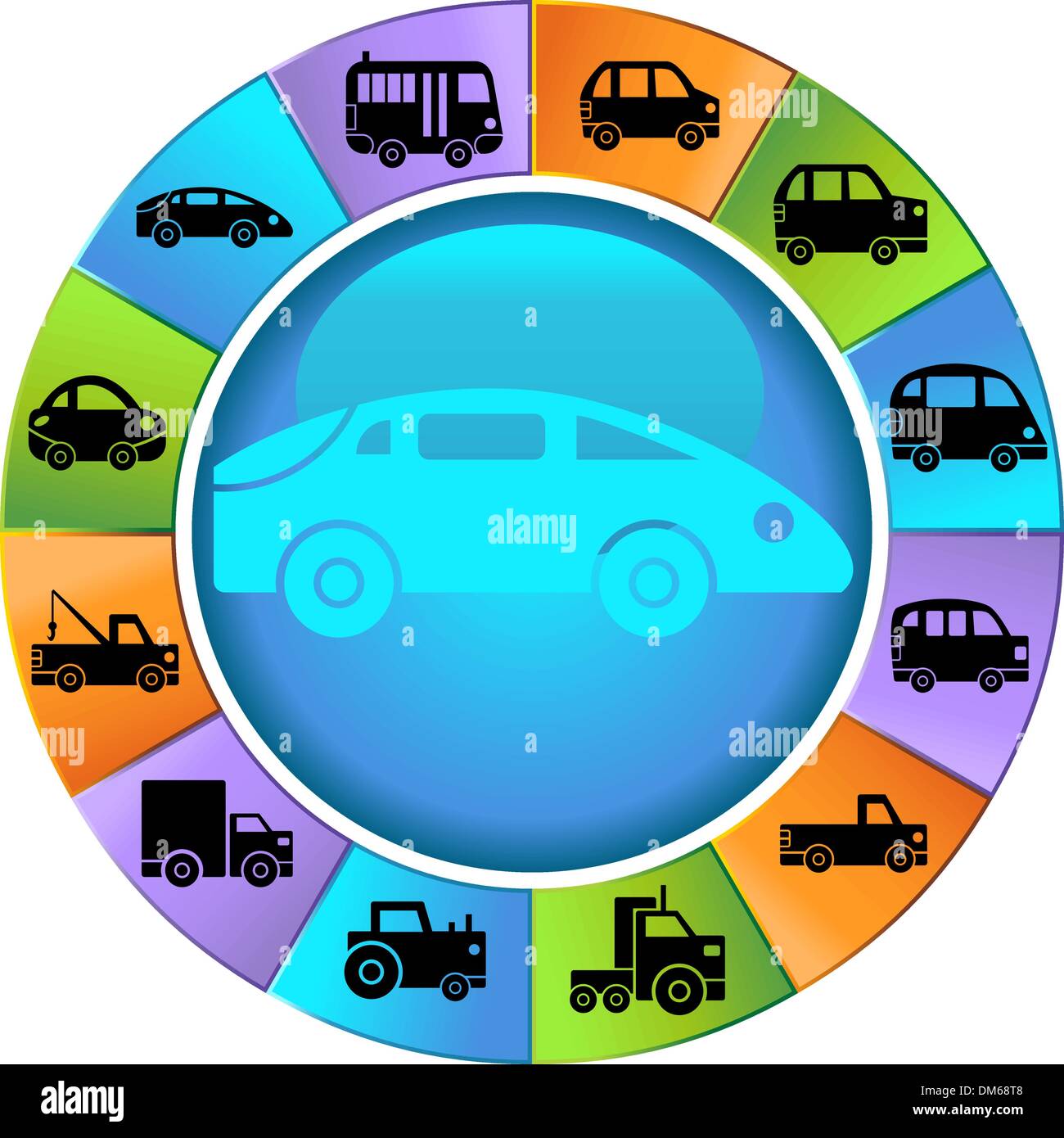 Two wheel vehicles Stock Vector Images - Alamy