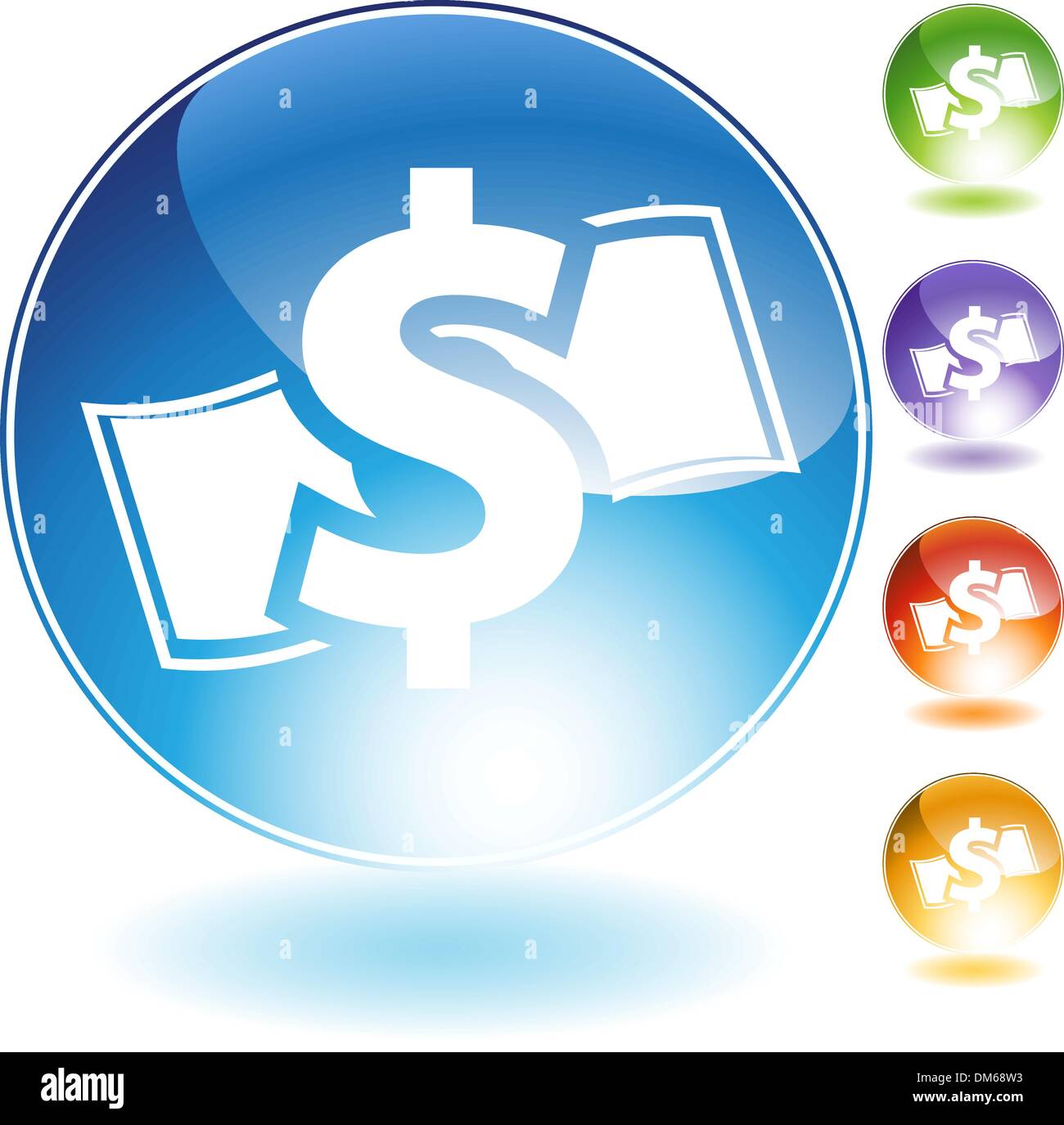 Cash Crystal Icon Stock Vector Image & Art - Alamy