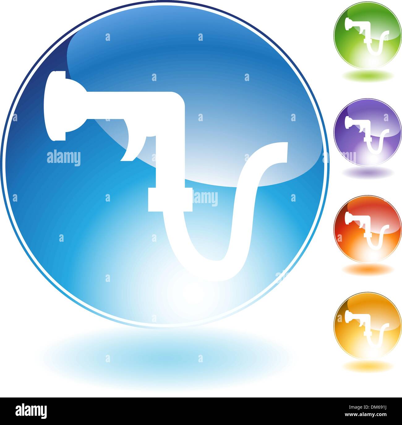 Garden spray gun Stock Vector Images - Alamy