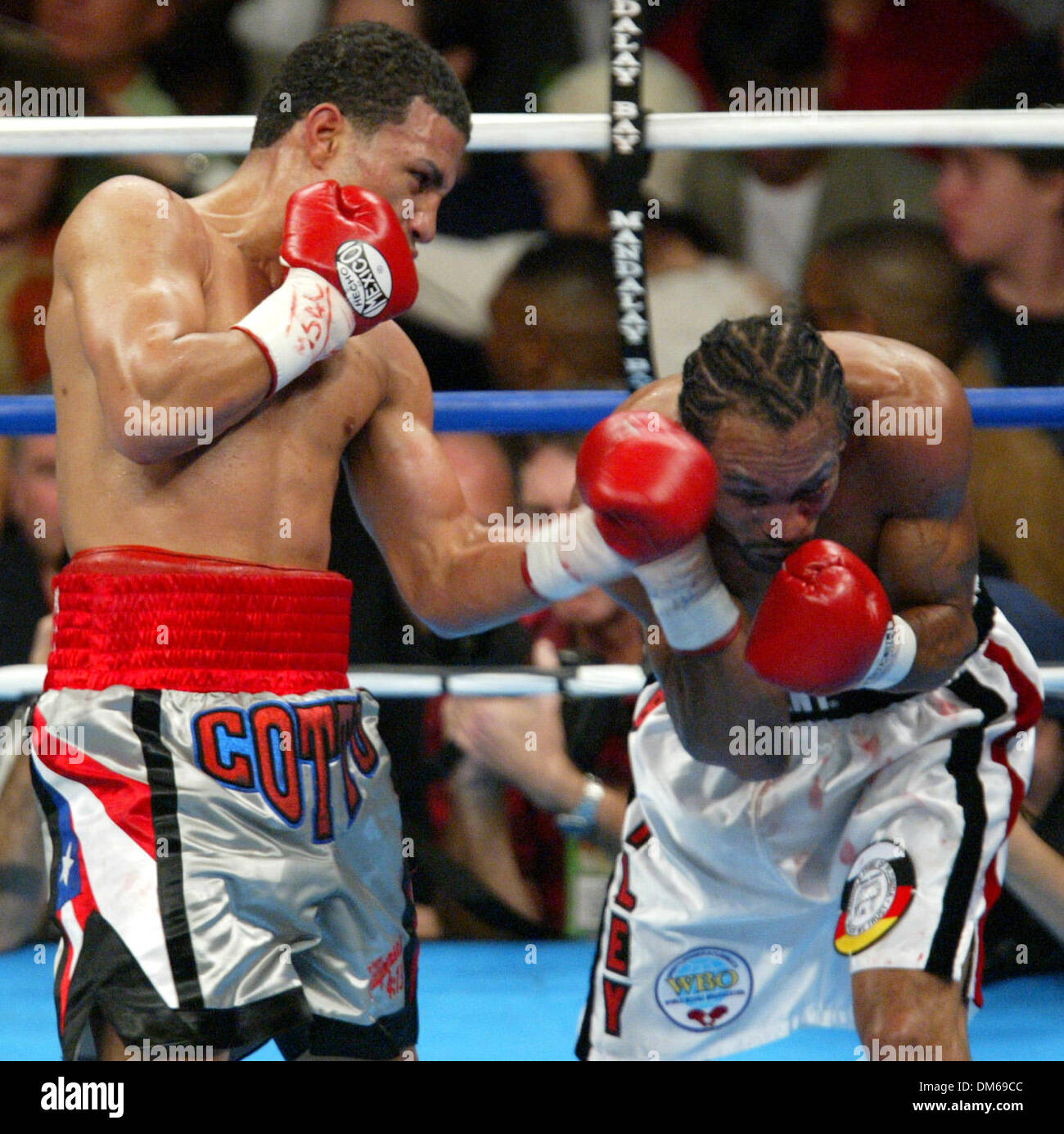 Dec 11, 2004; Las Vegas, NV, USA; WBO Junior Welterweight Champion ...