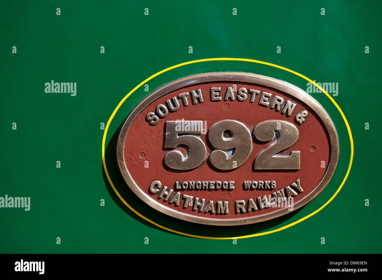 Steam engine manufacturers plate hi-res stock photography and images ...