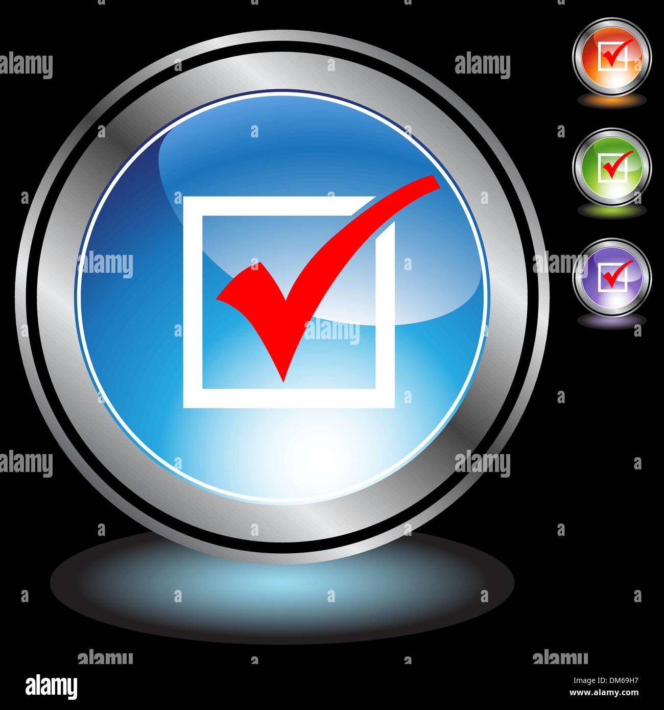 Checkmark vectors hi-res stock photography and images - Alamy