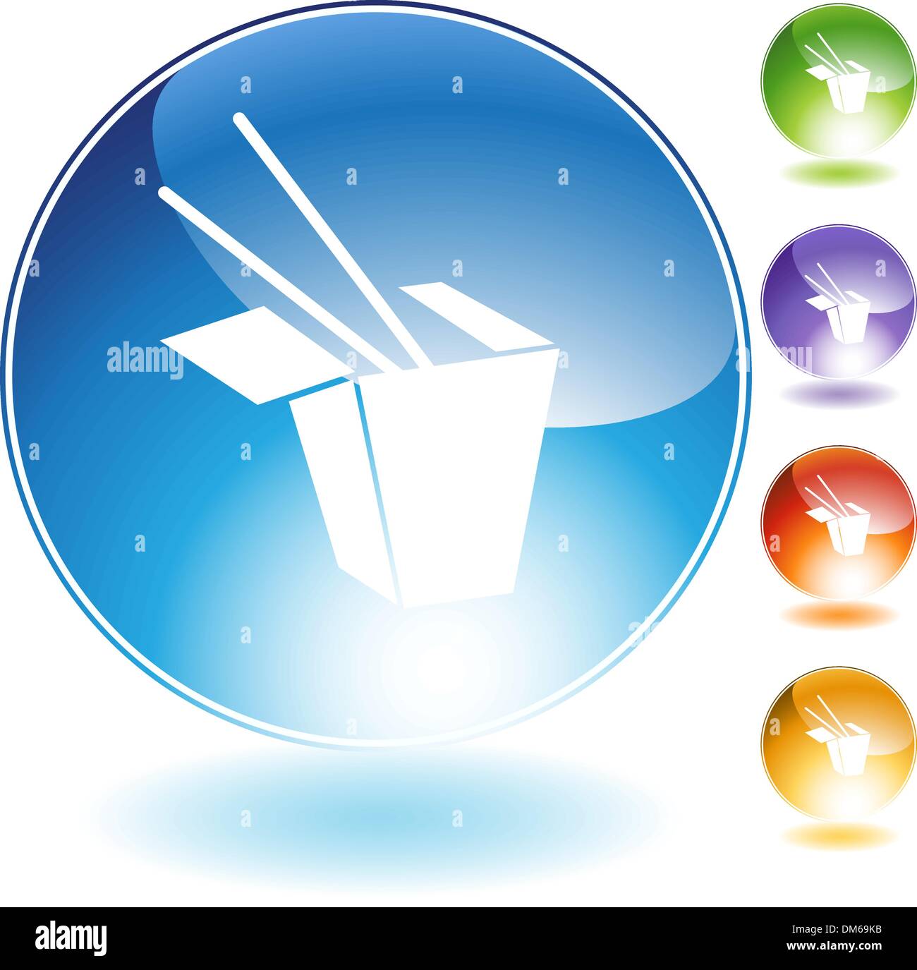 Asian food icon set Stock Vector Images - Alamy