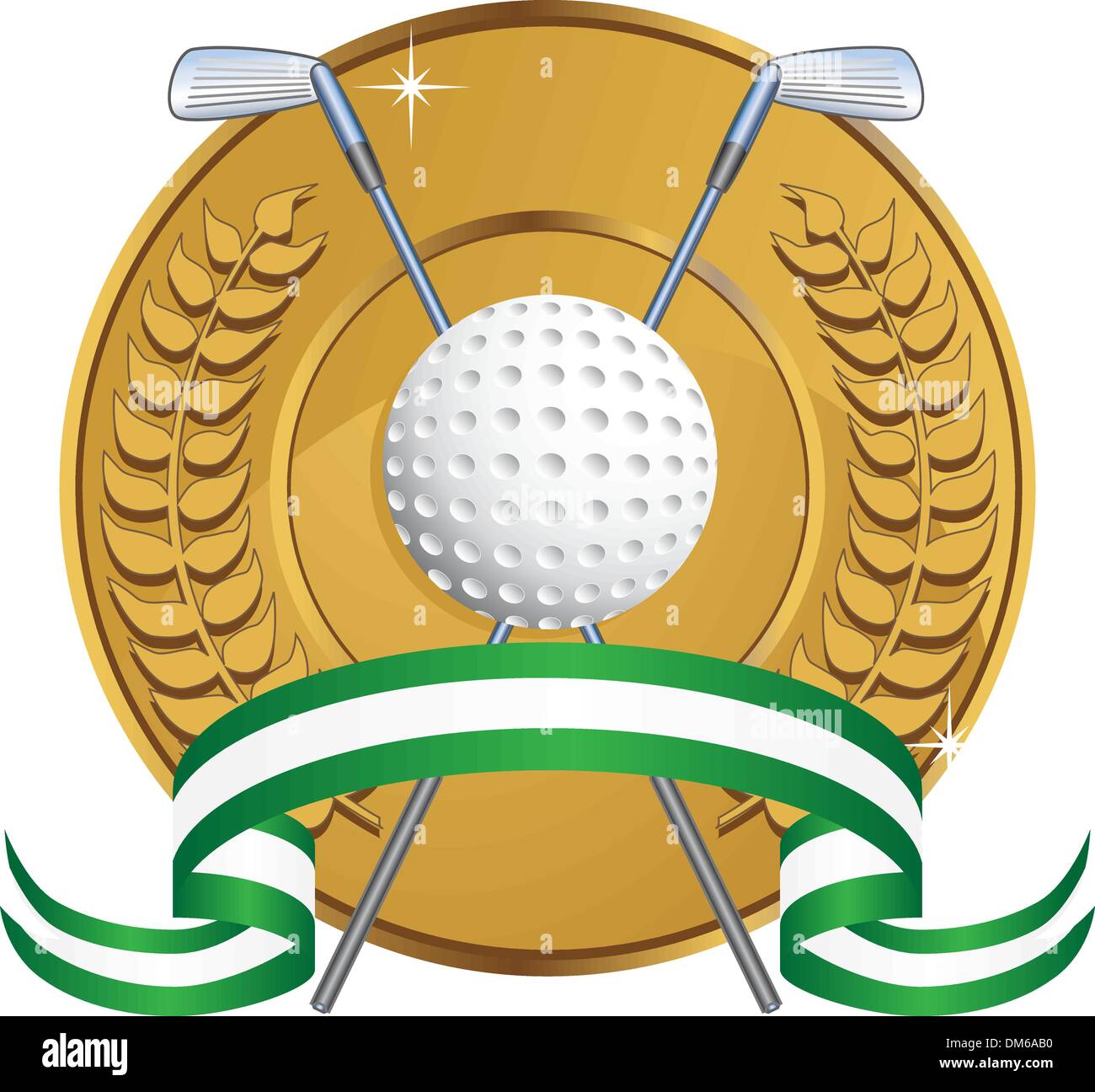 Golf crest logo Stock Vector Images - Alamy