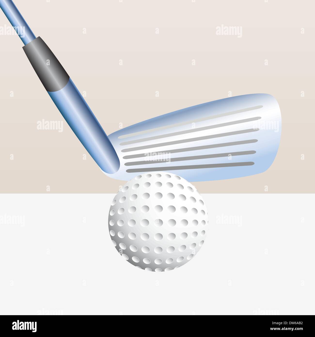 Golf Putter and Ball Stock Vector Image & Art - Alamy
