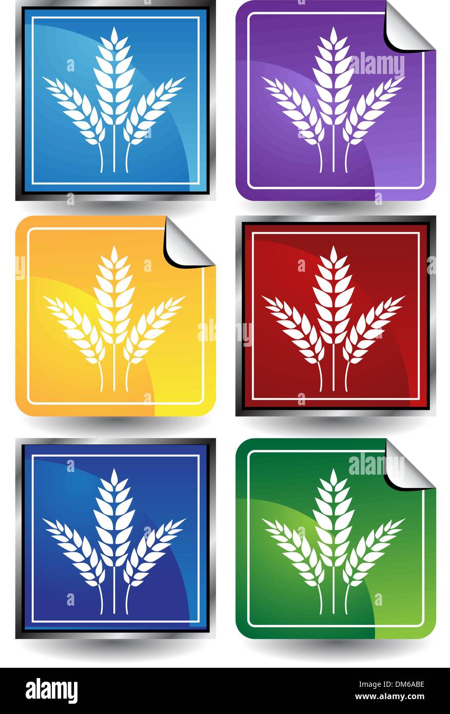 Wheat image Stock Vector Images - Alamy