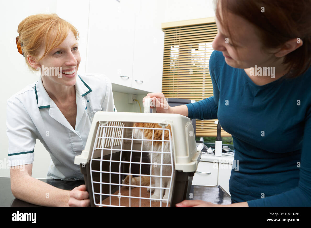 Happy female owner taking hi-res stock photography and images - Alamy