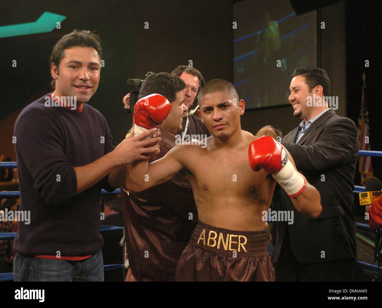 Jan 06, 2005; Tucson, AZ, USA; Nineteen year old boxing sensation ABNER ...
