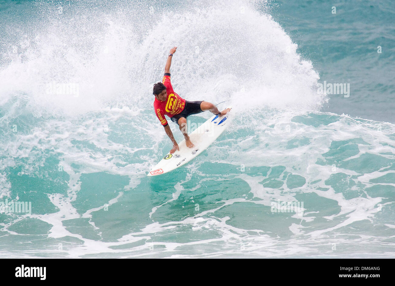 Jan 08, 2005; North Narrabeen, Syndey, AUSTRALIA; Surfer PABLO PAULINO ...