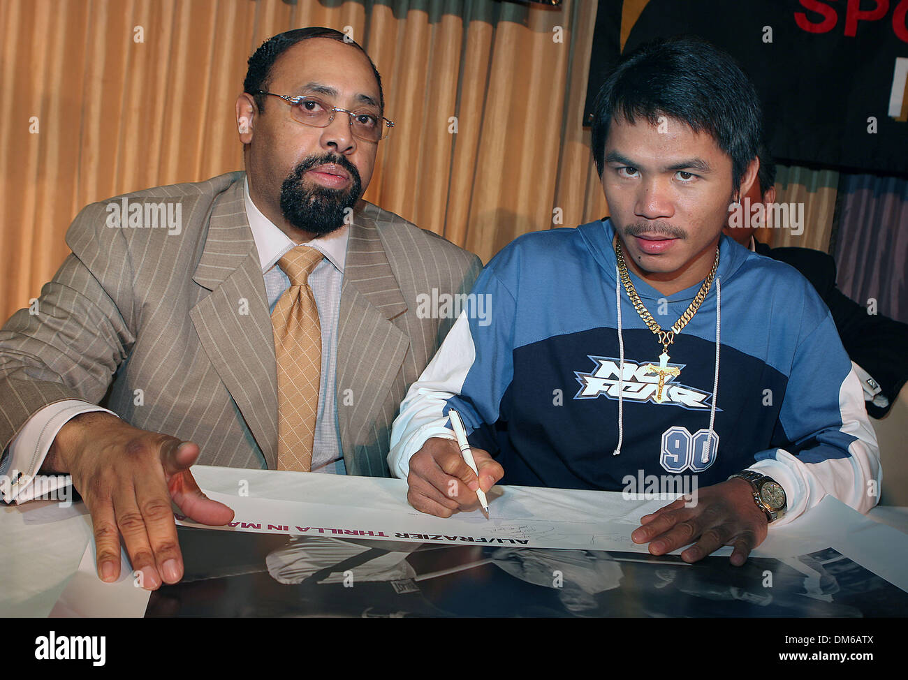 Jan 12, 2005; Beverly Hills, CA, USA; Superstar boxers Erik ÔEl ...