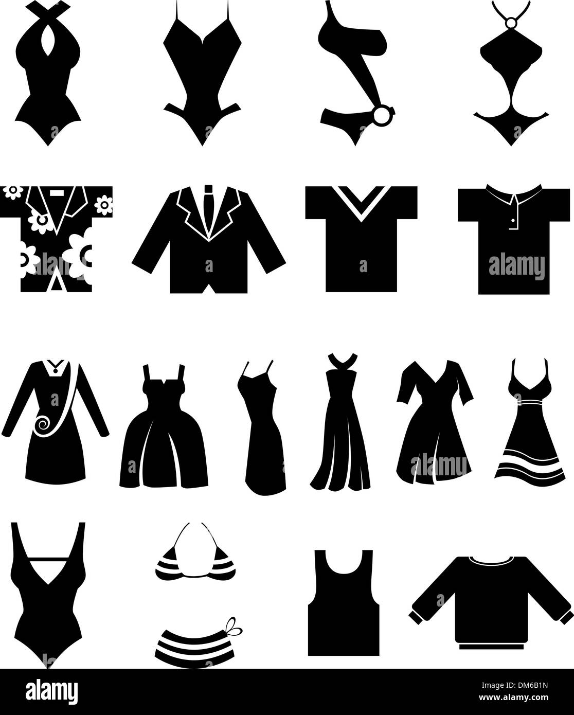 Clothing Variety Set Stock Vector Image & Art - Alamy