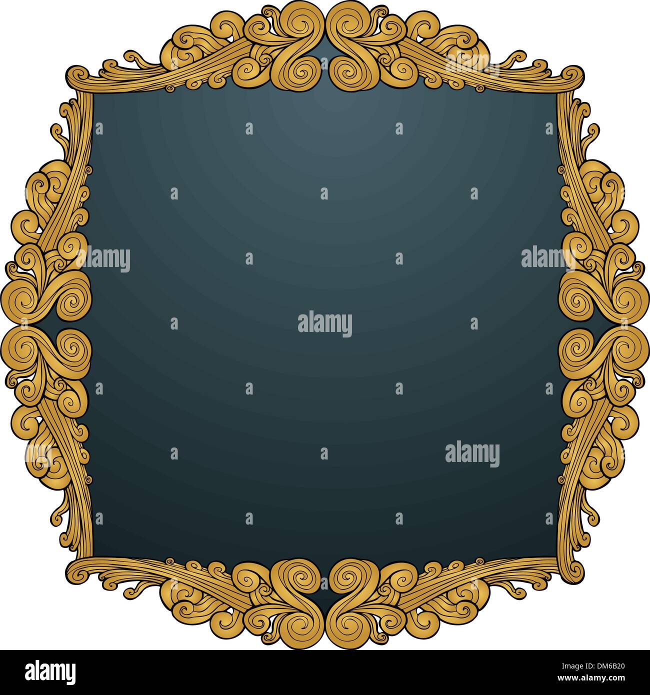 Detailed Mirror Frame Stock Vector Image & Art - Alamy