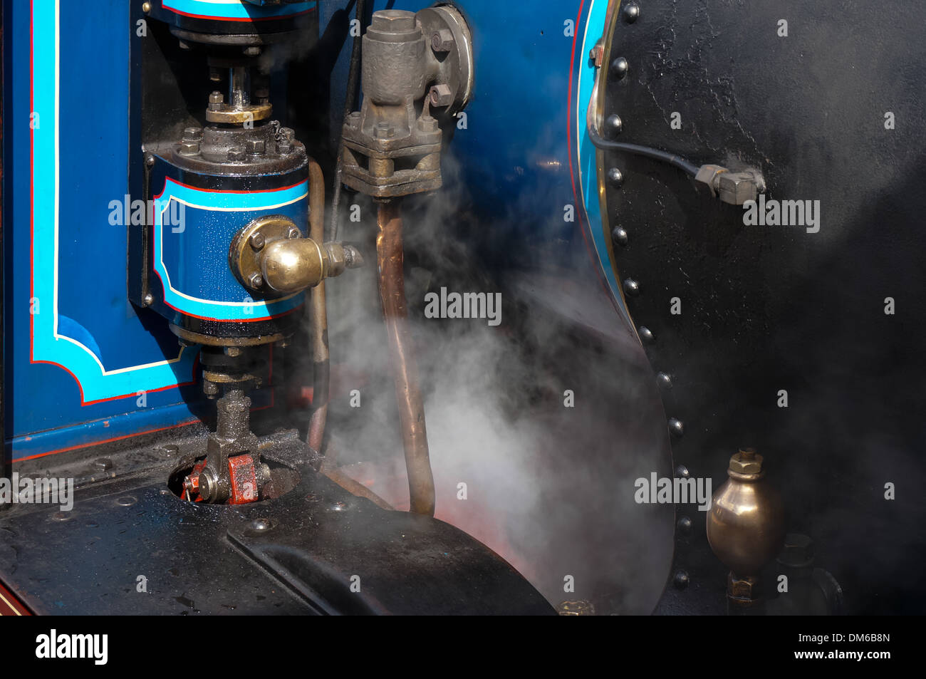 Partial view Bluebell steam engine at Sheffield Park station Stock ...