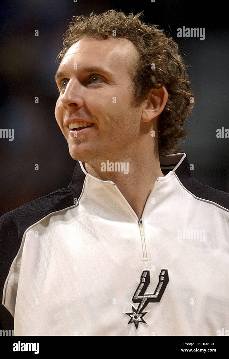 Jan 29, 2005; San Antonio, TX, USA; SEAN MARKS warms up before the New ...