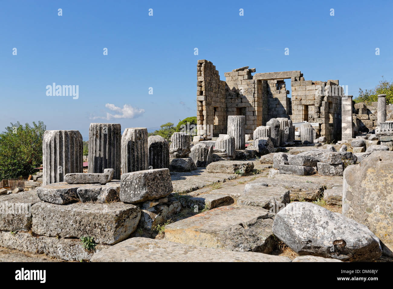 Temple of Zeus and the Andron of Idrieus, antique sanctuary of Labranda ...