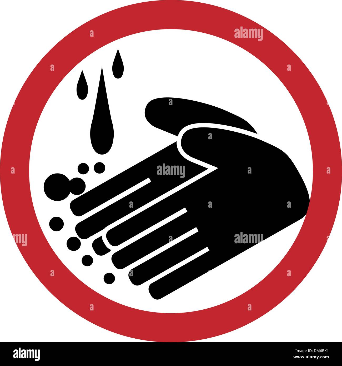 Hand Washing Circle Stock Vector Image & Art - Alamy