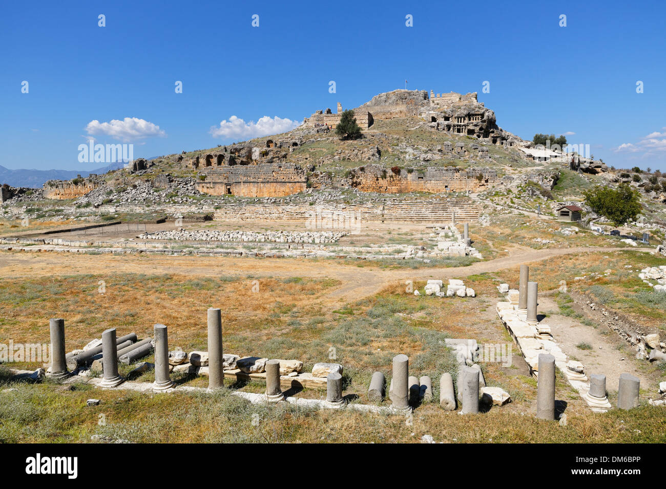 Basilica, stadium, Acropolis and Lycian rock tombs, ancient city of ...