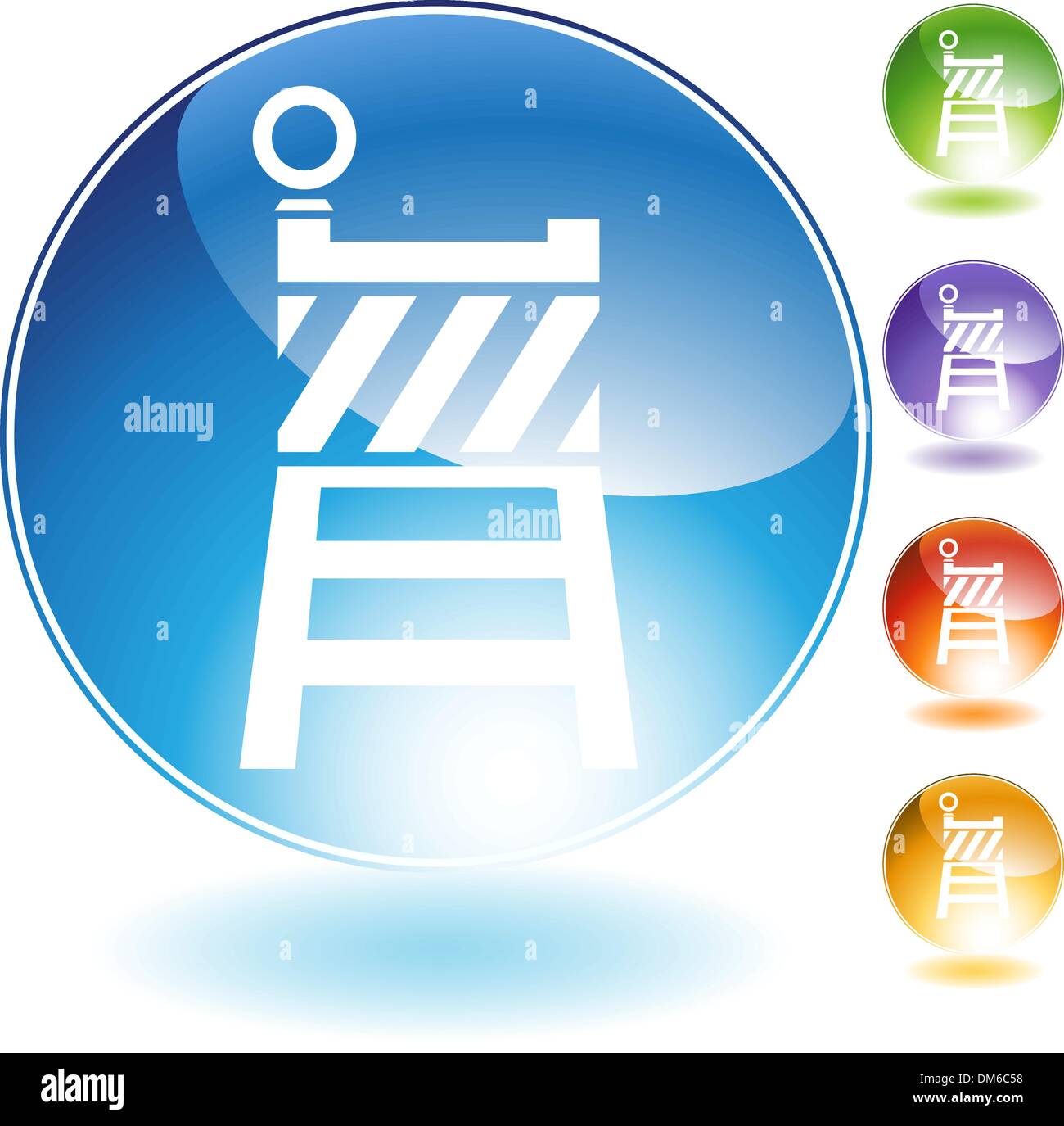 Crystal barrier Stock Vector Images - Alamy