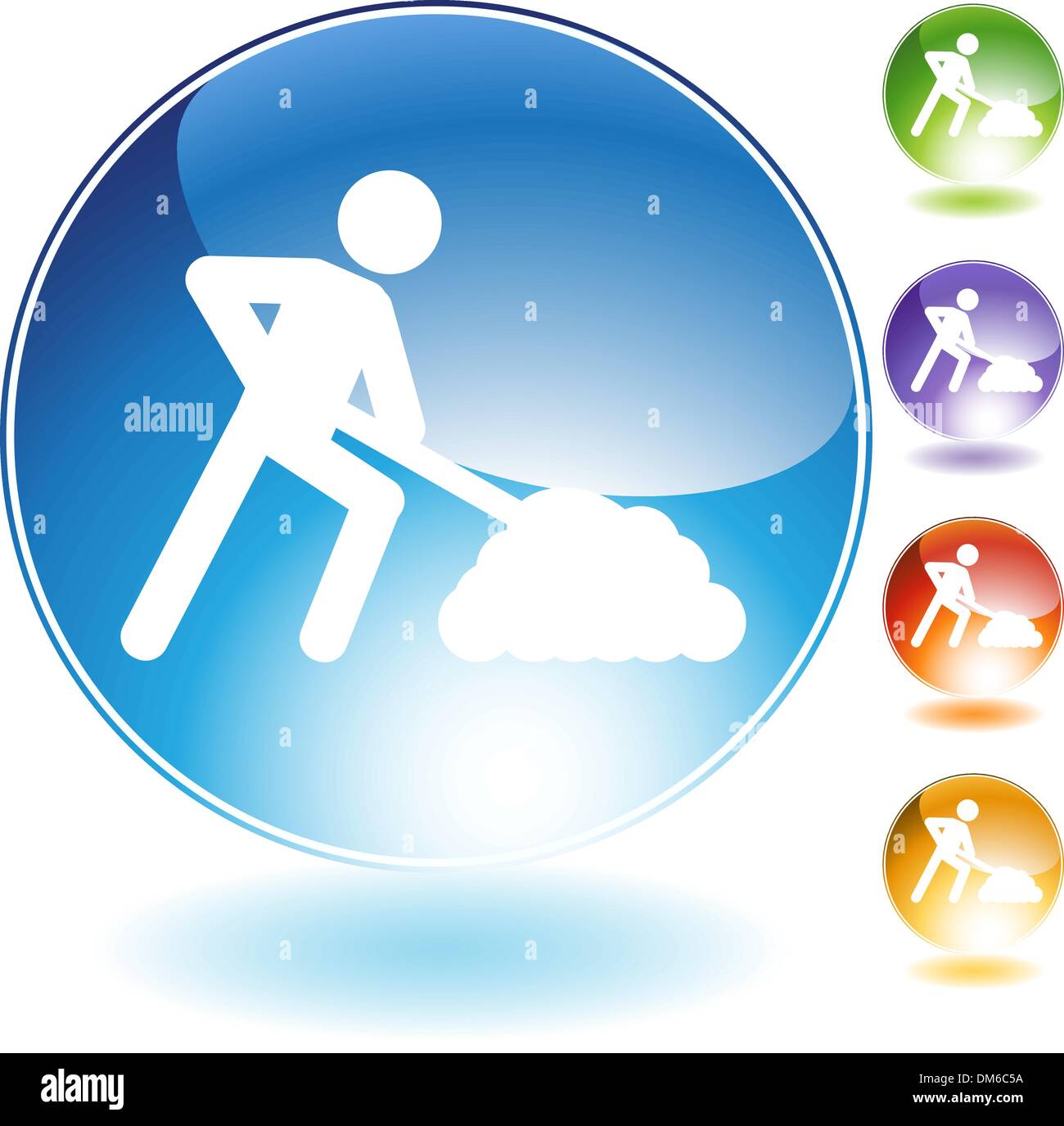 Construction man figure on Stock Vector Images - Alamy