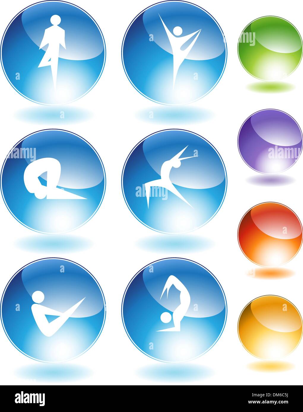 Contortionist Crystal Set Stock Vector Image & Art - Alamy