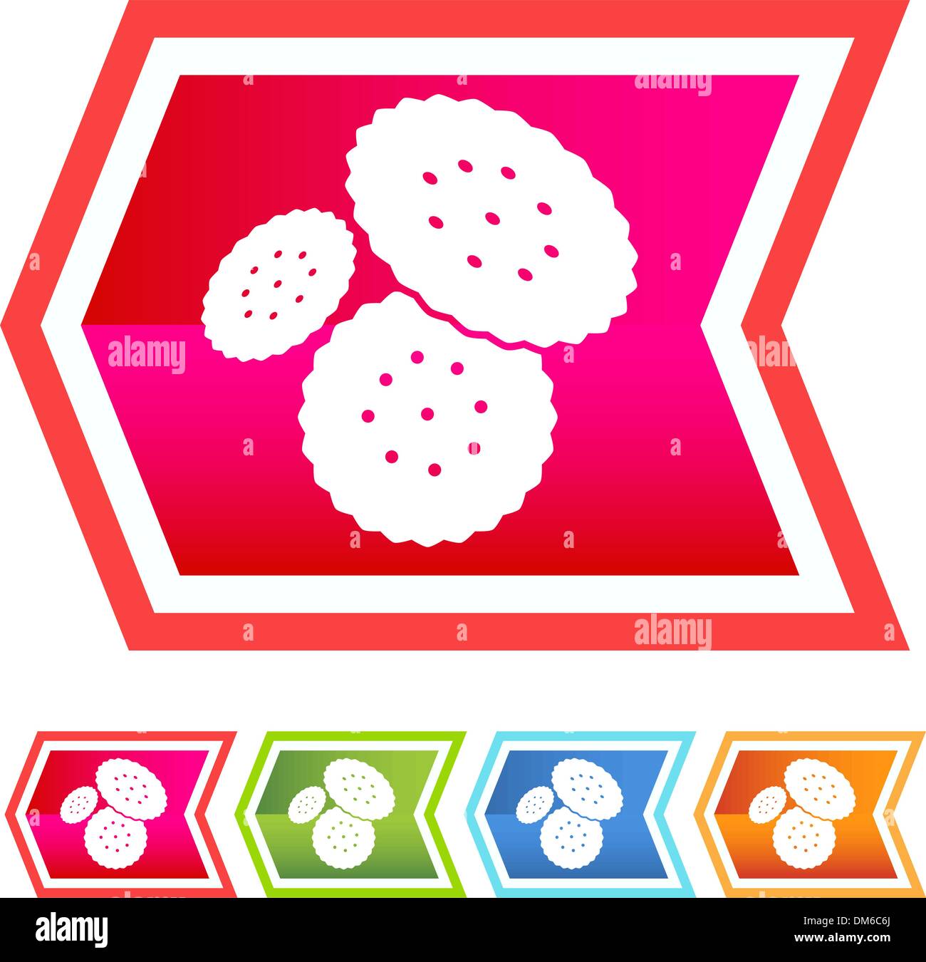 Ritz crackers isolated Stock Vector Images - Alamy