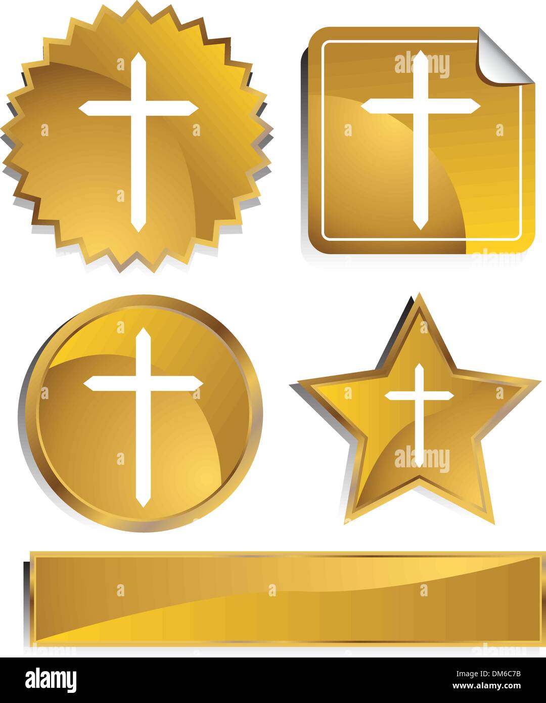 Christian cross crosses Stock Vector Images - Alamy