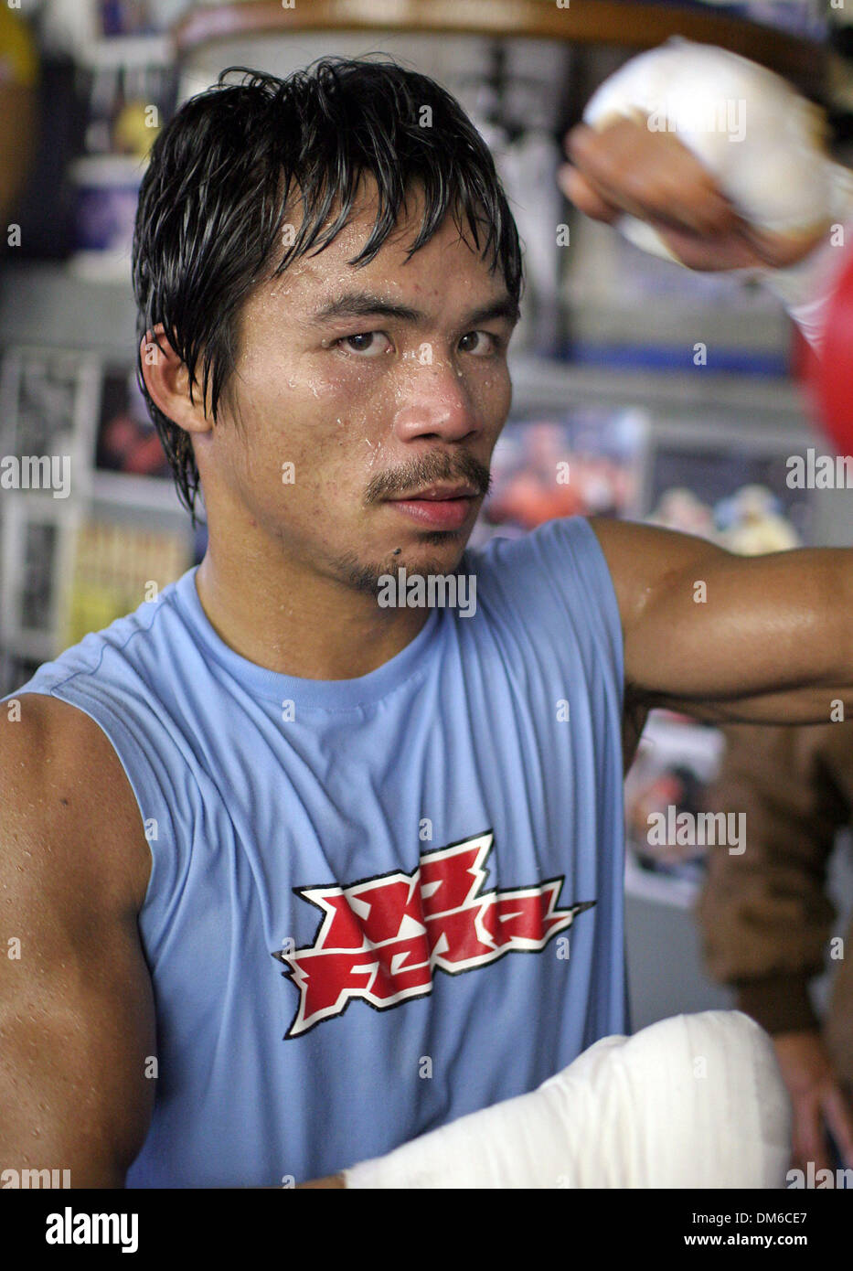 Mar 02, 2005; Hollywood, CA , USA; Phillipino superstar boxer MANNY ...