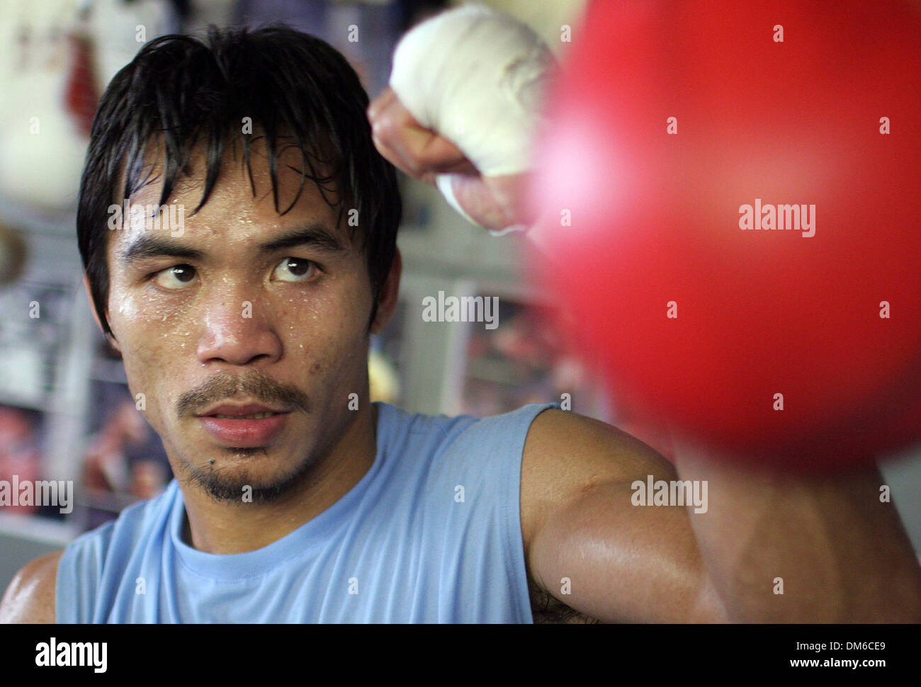 Mar 02, 2005; Hollywood, CA , USA; Phillipino superstar boxer MANNY ...