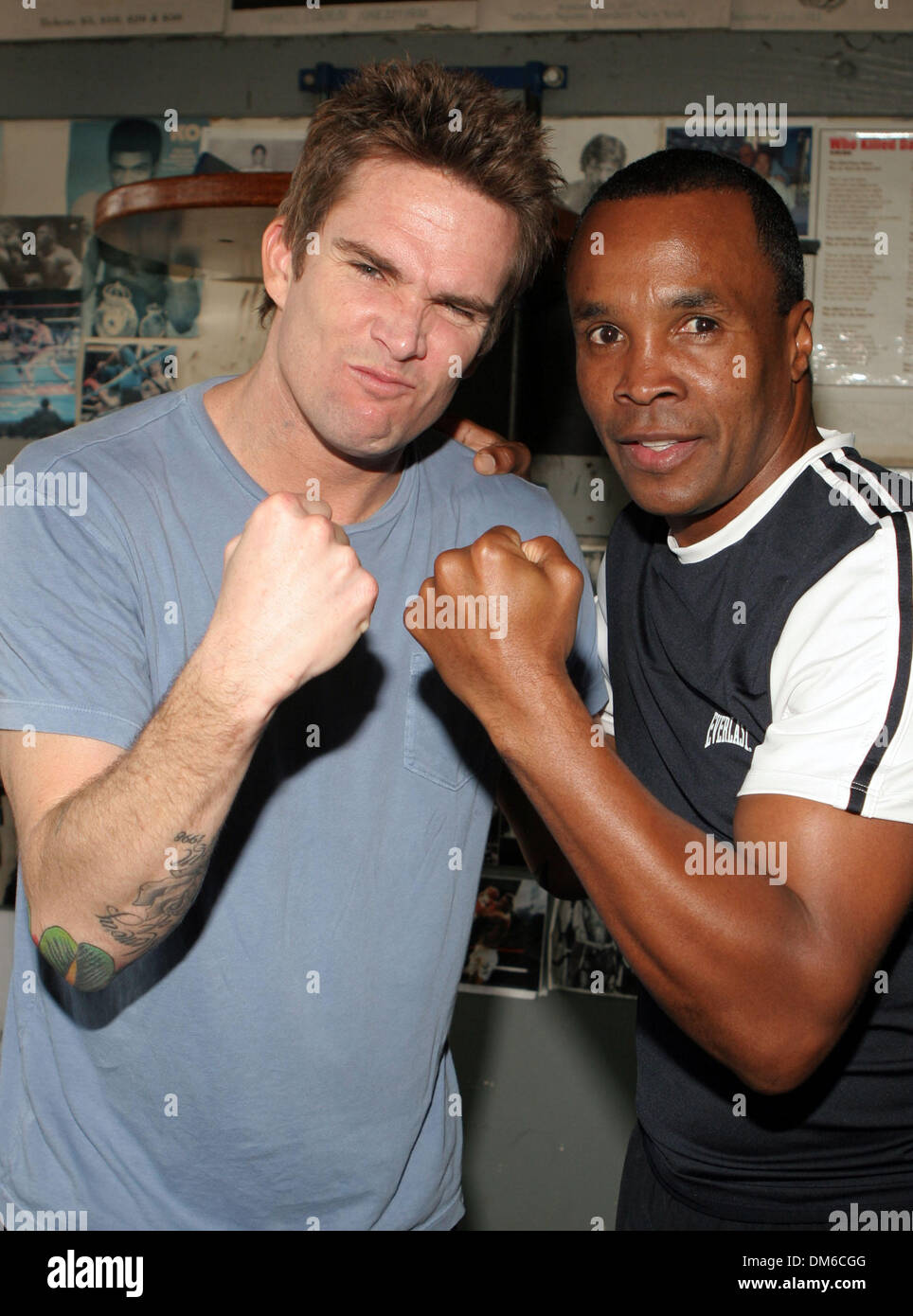 Mar 03, 2005; Hollywood, CA, USA; Boxing legend SUGAR RAY LEONARD and ...