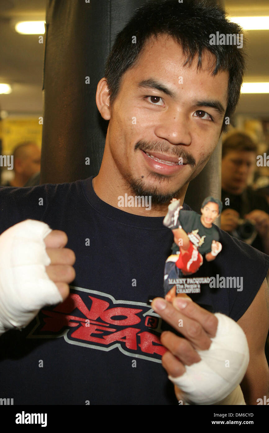 Mar 08, 2005; Hollywood, CA, USA; Phillipino superstar boxer MANNY ...