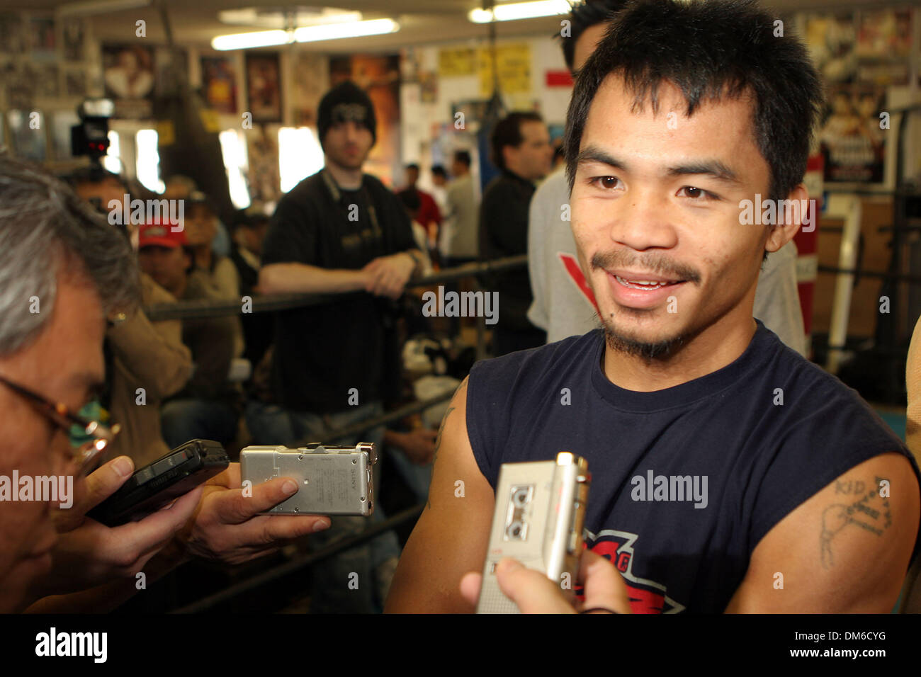 Mar 08, 2005; Hollywood, CA, USA; Phillipino superstar boxer MANNY ...