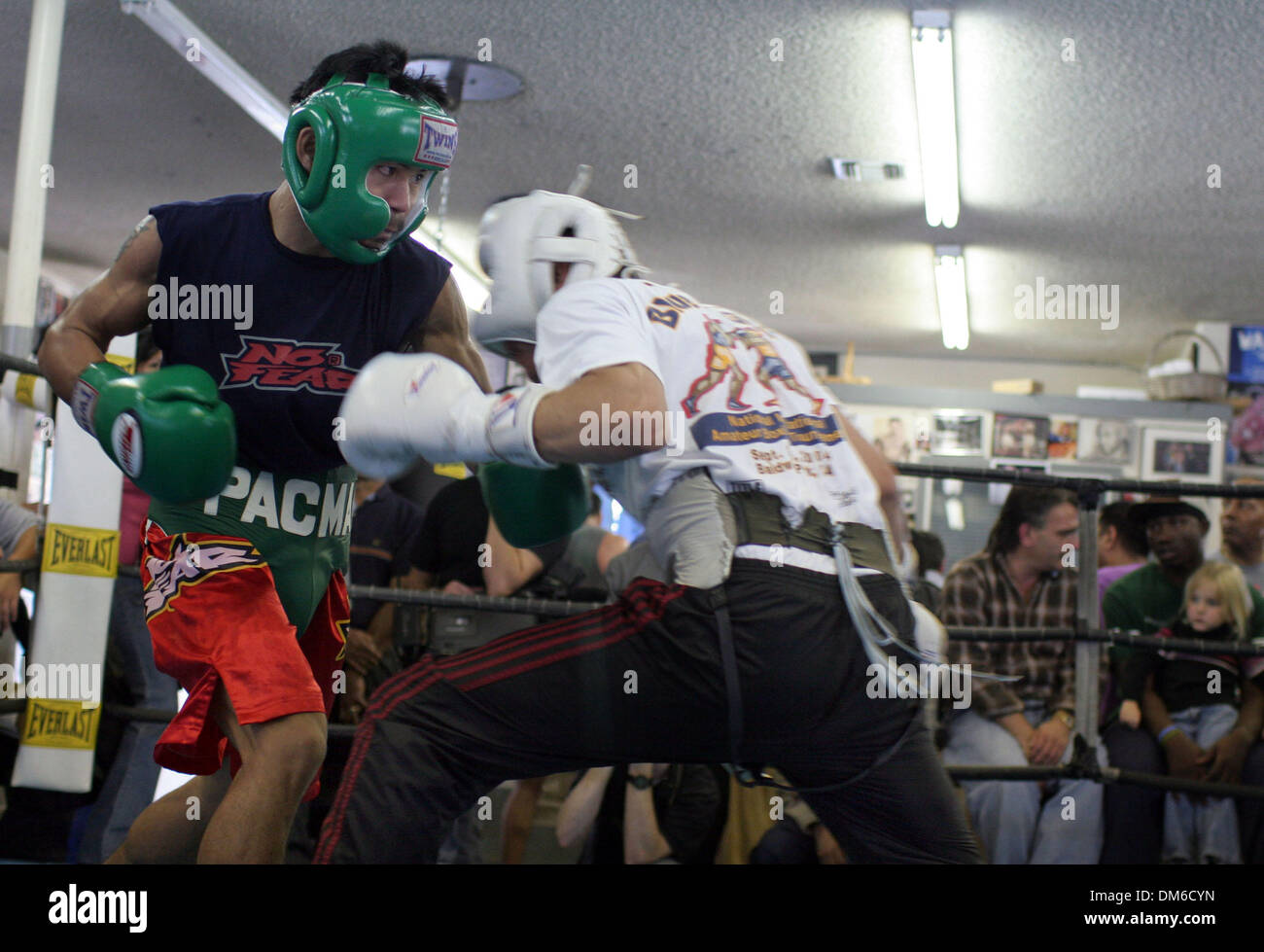 Mar 08, 2005; Hollywood, CA, USA; Phillipino superstar boxer MANNY ...