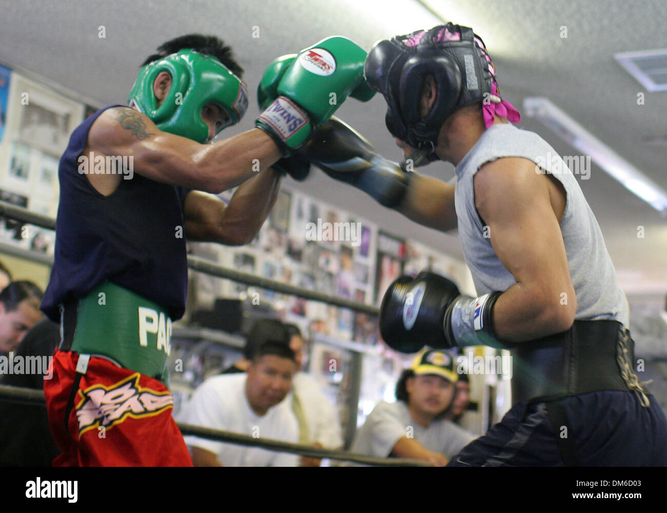 Mar 08, 2005; Hollywood, CA, USA; Phillipino superstar boxer MANNY ...