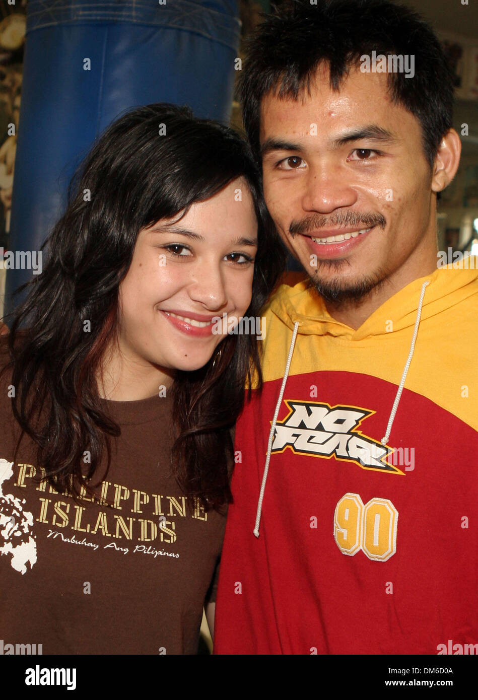 Mar 08, 2005; Hollywood, CA, USA; Phillipino superstar boxer MANNY ...