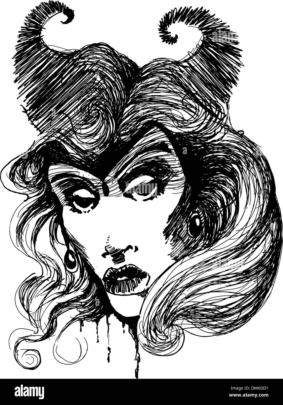 Pen and ink demon hi-res stock photography and images - Alamy