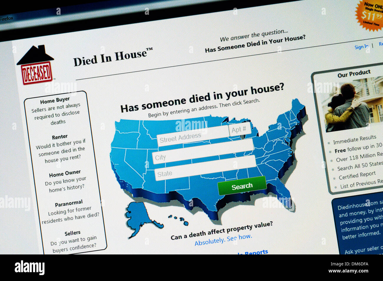 Deceased property hi-res stock photography and images - Alamy