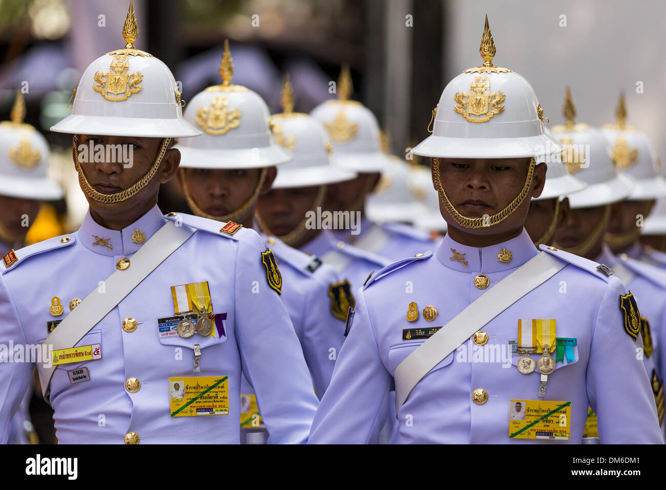 Thai royal guards march in hi-res stock photography and images - Alamy