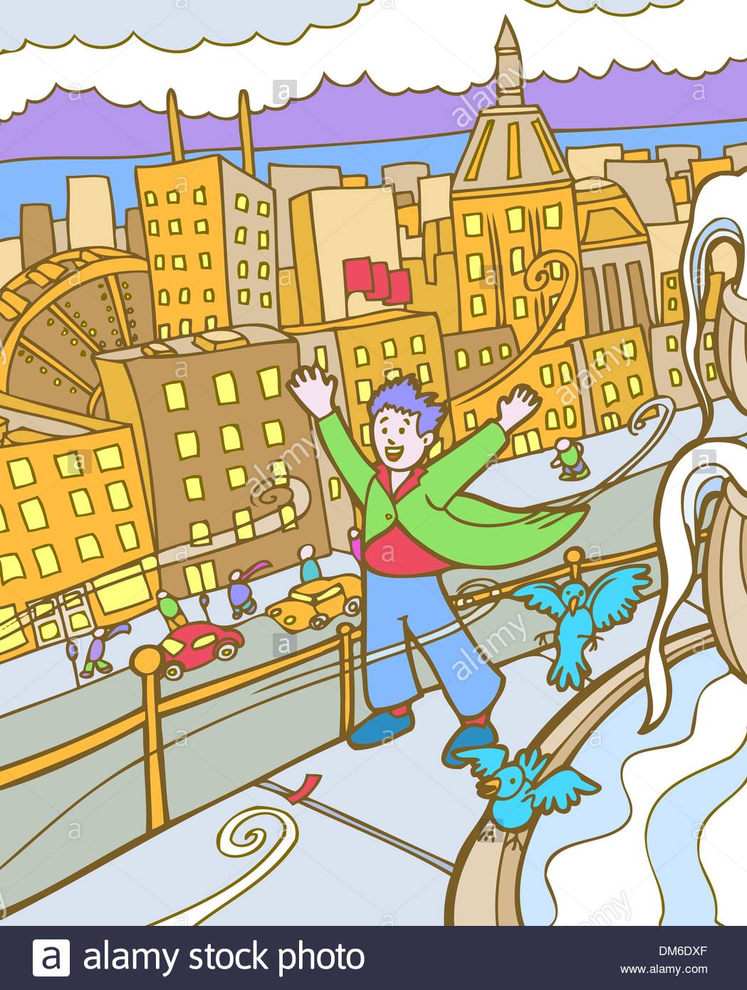 Cartoon Gust Wind Stock Photos & Cartoon Gust Wind Stock Images - Alamy