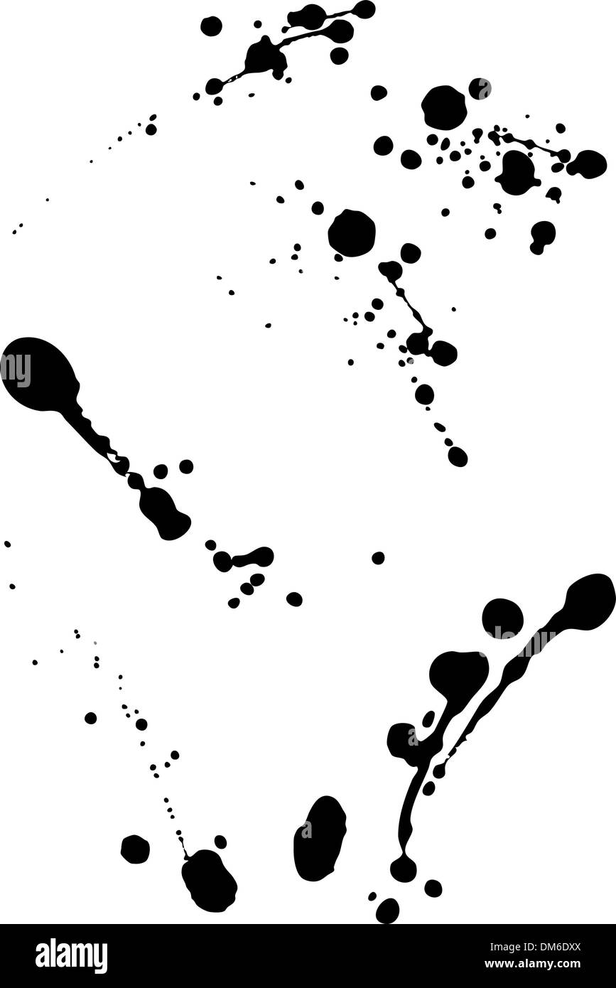 Ink splatter clipart hi-res stock photography and images - Alamy