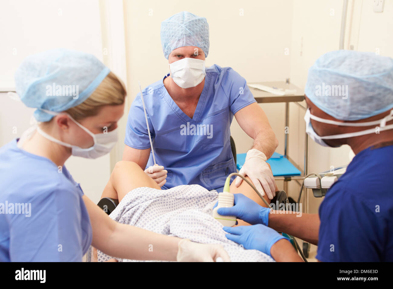 Woman Having Eggs Removed As Part Of IVF Treatment Stock Photo - Alamy