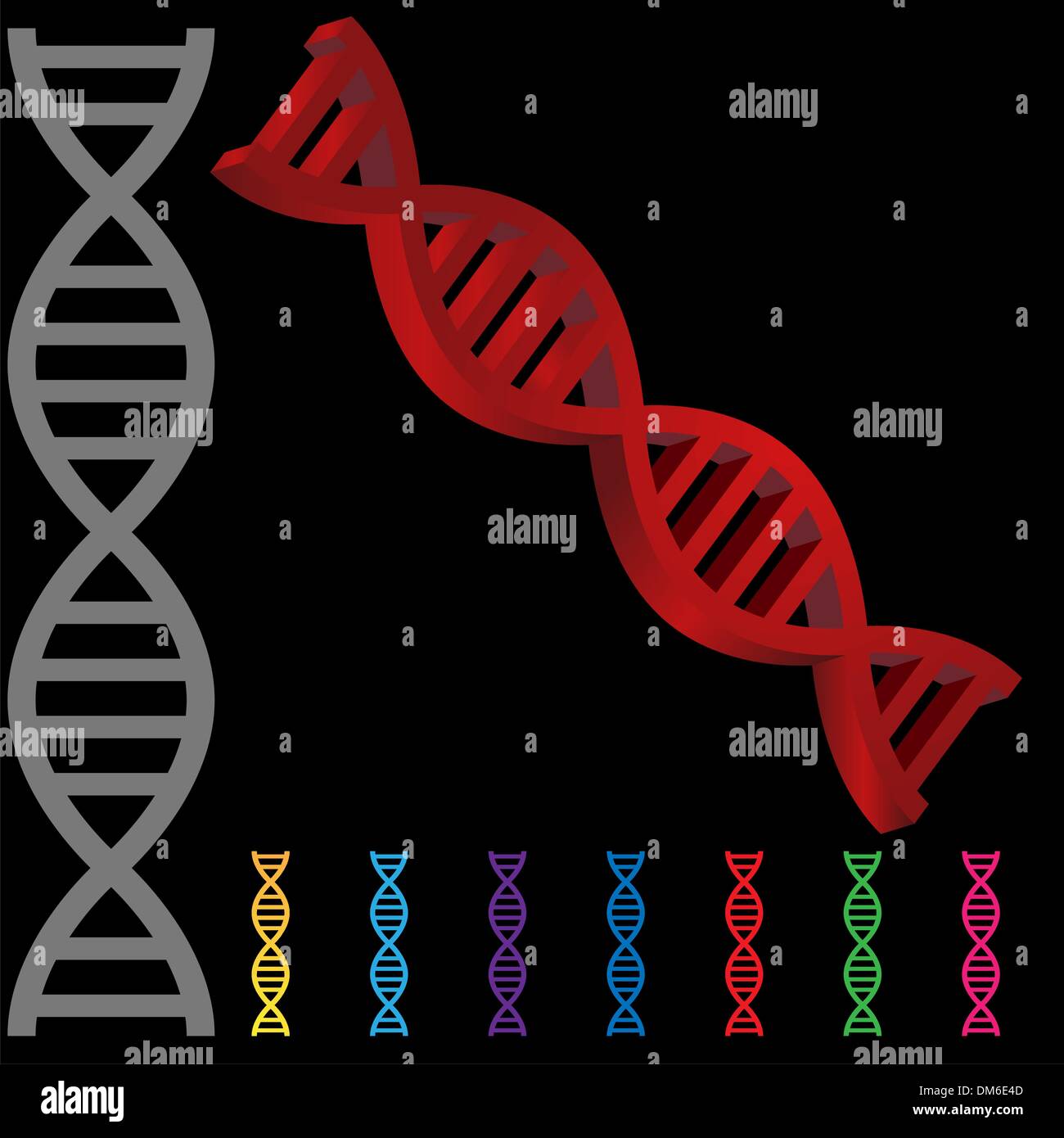 Dna history Stock Vector Images - Alamy