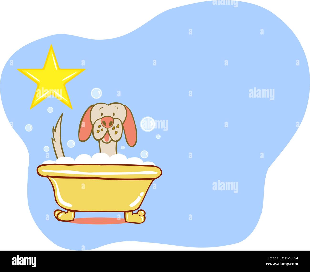 Dog Bath Star - Labrador Stock Vector Image & Art - Alamy