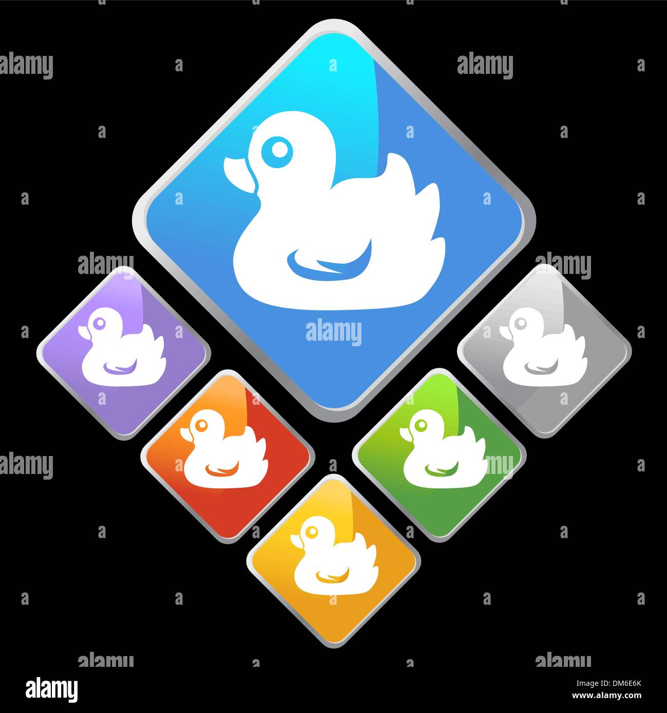 Rubber ducks bath Stock Vector Images - Alamy