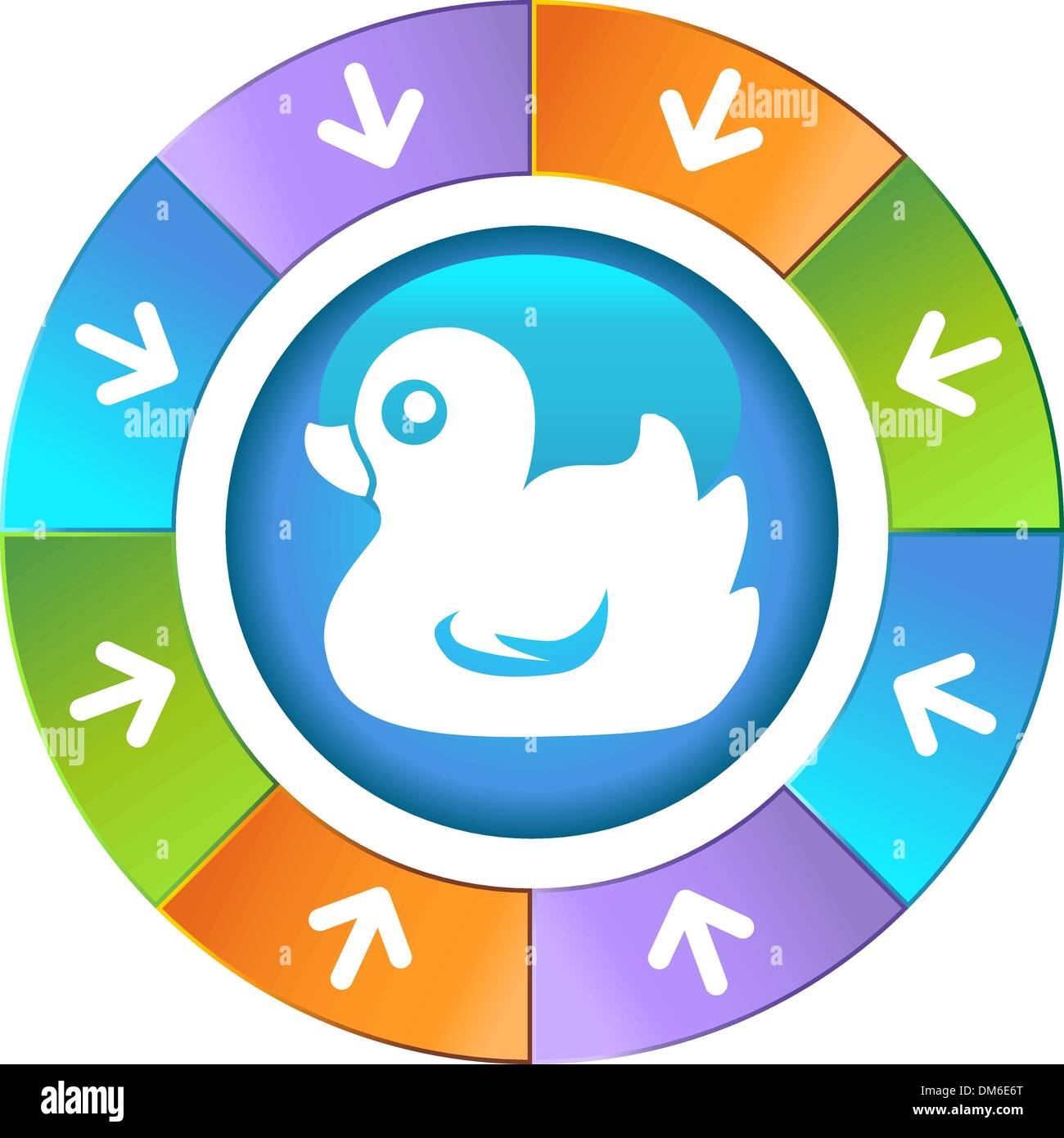 Plastic yellow ducks Stock Vector Images - Alamy