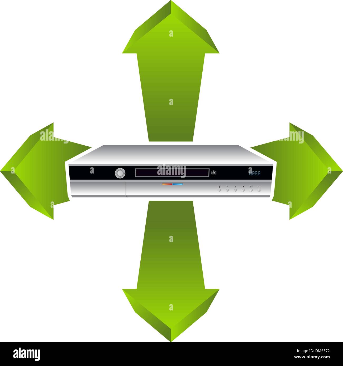 Dvr icon vector vectors hi-res stock photography and images - Alamy