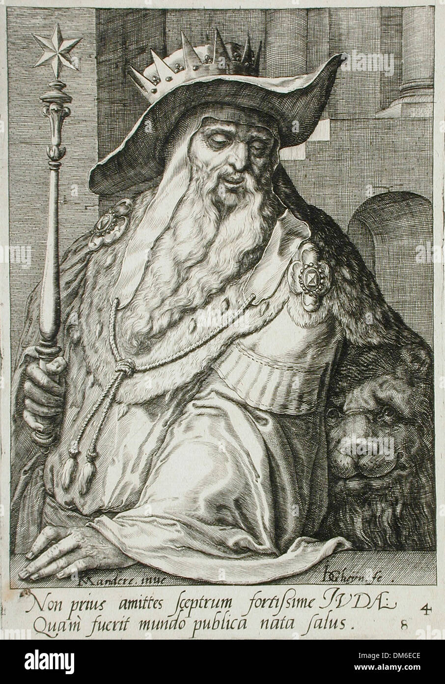 This depiction of Judah highlights a figure from biblical history ...