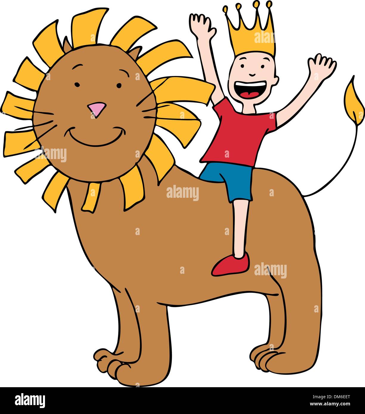 Boy child kid riding Stock Vector Images - Alamy