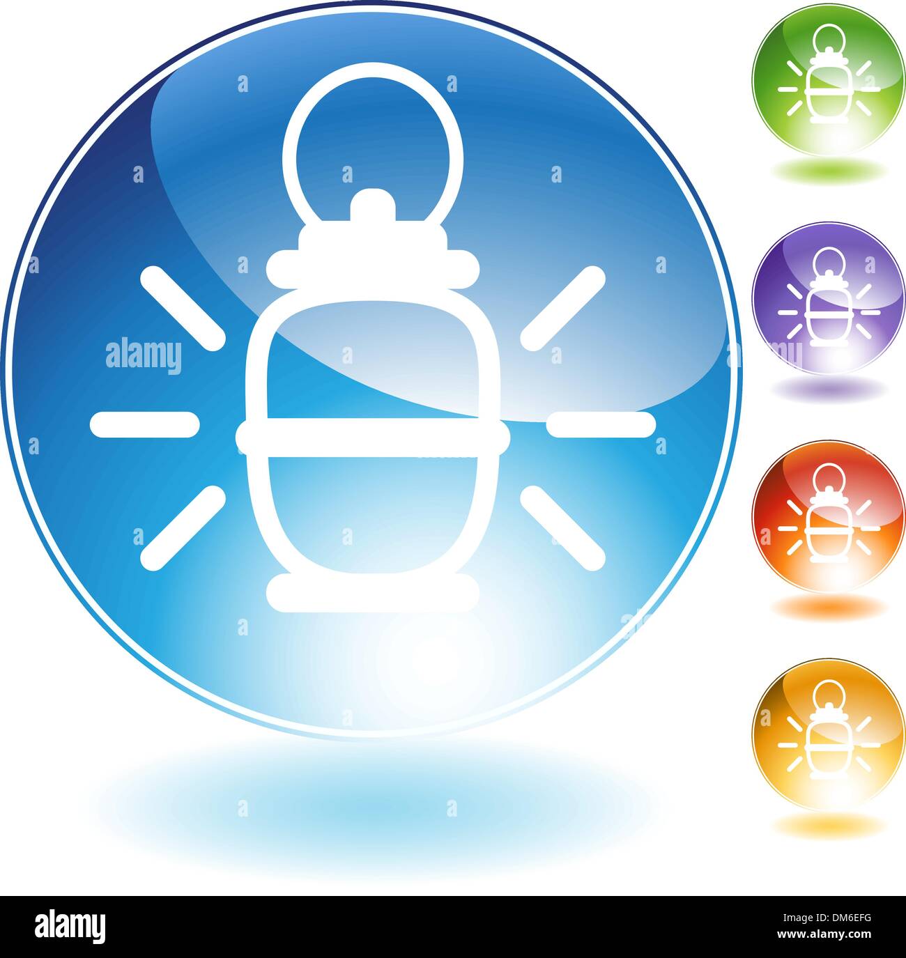Lantern Crystal Icon Stock Vector Image & Art - Alamy