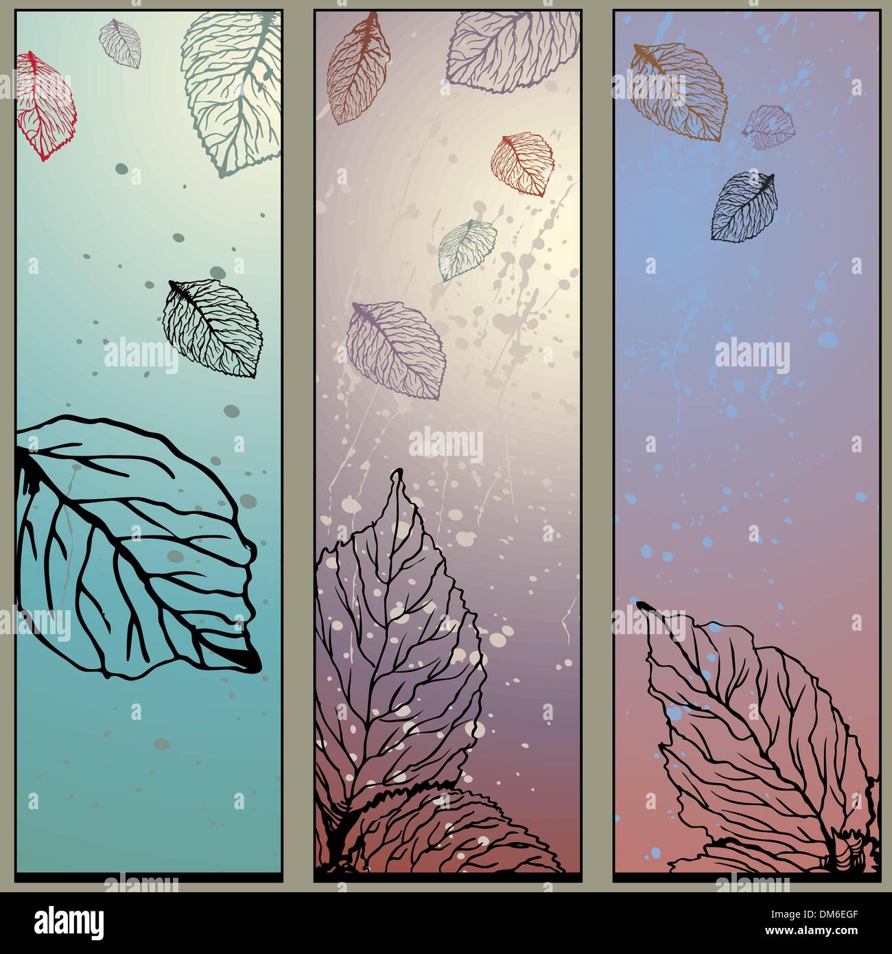 3 Panel Nature Set Stock Vector Image & Art - Alamy