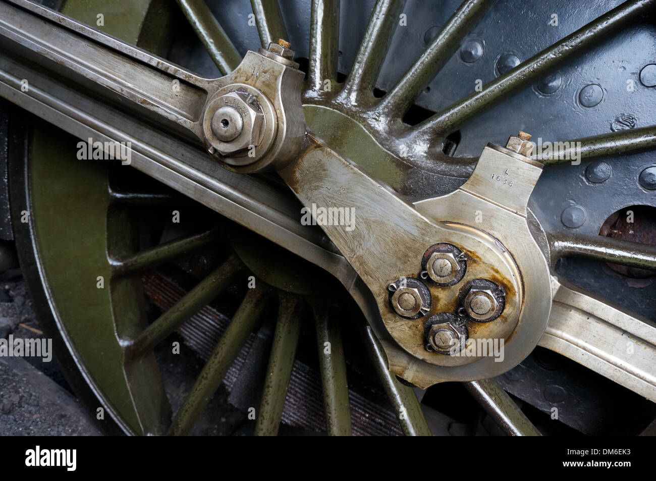 Train wheel spokes rails hi-res stock photography and images - Alamy